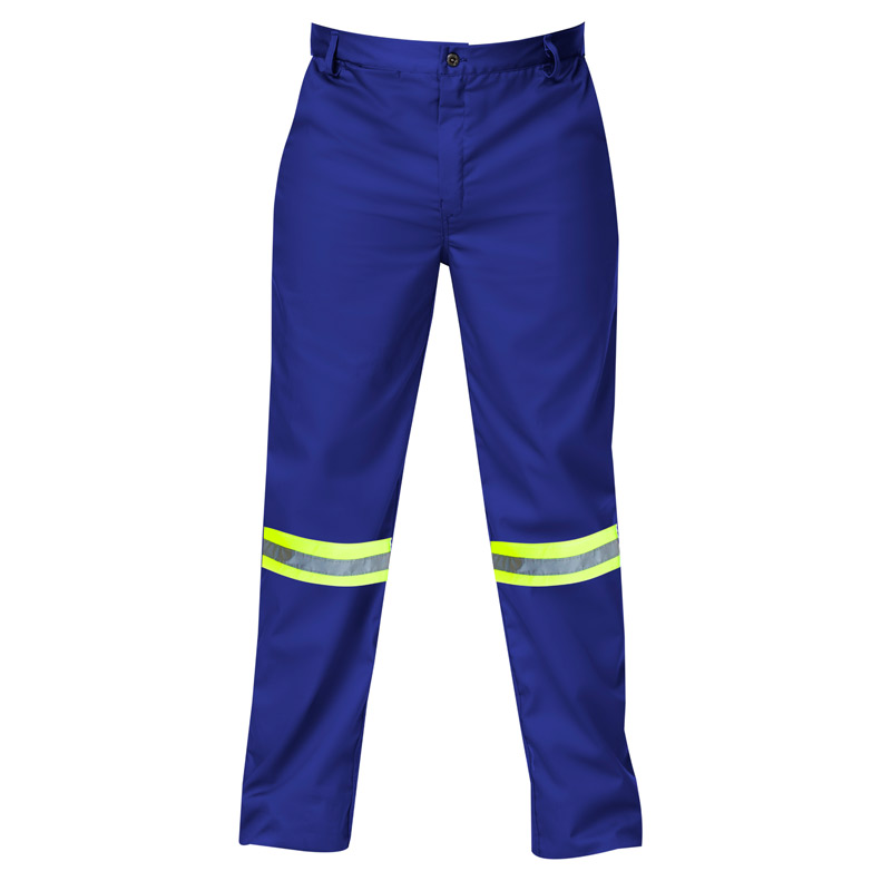 Titan Premium Royal Blue Workwear Trouser (with Reflective) | FTS Safety